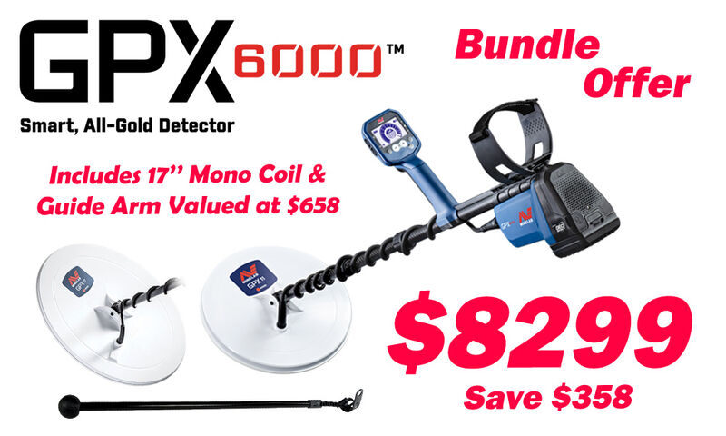 Minelab GPX 6000 Gold Detector Bundle | E.E. Day & Sons - Gold Ballarat